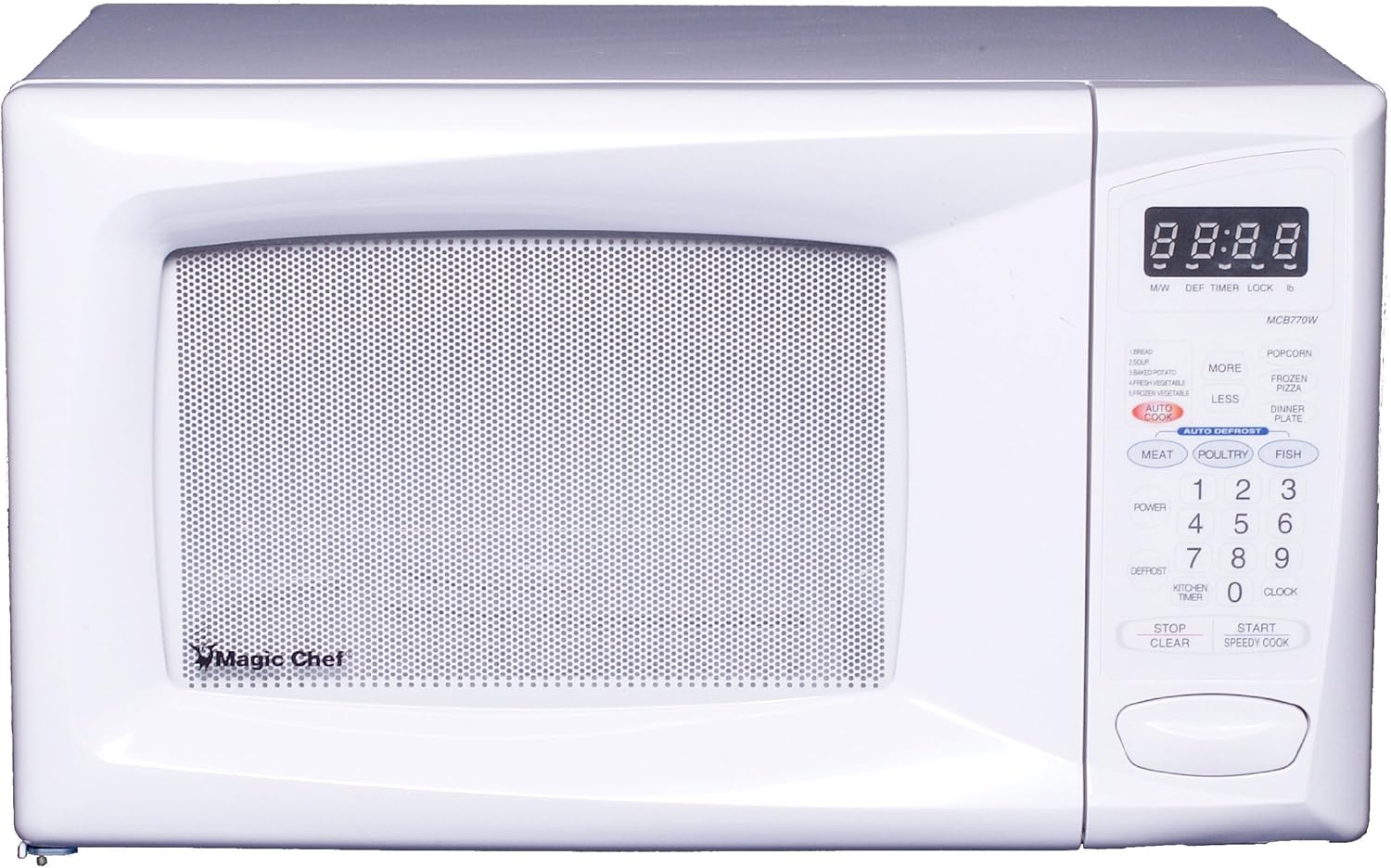 Amazon.com: Magic Chef 0.7cf 700W White Microwave ( MCB770W ...