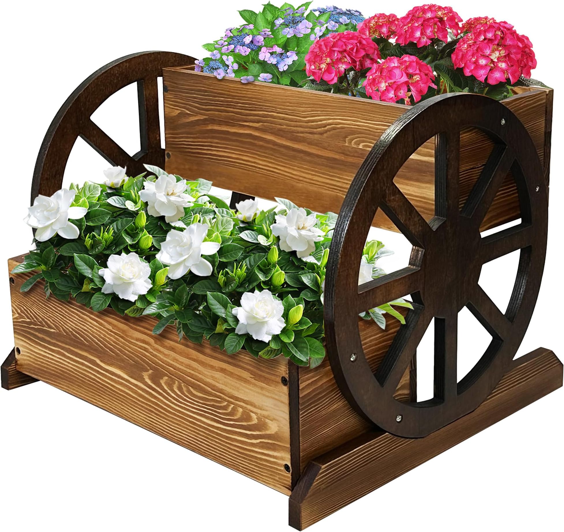 Amazon.com : KETER XL Urban Bloomer Resin Elevated Planter Raised ...