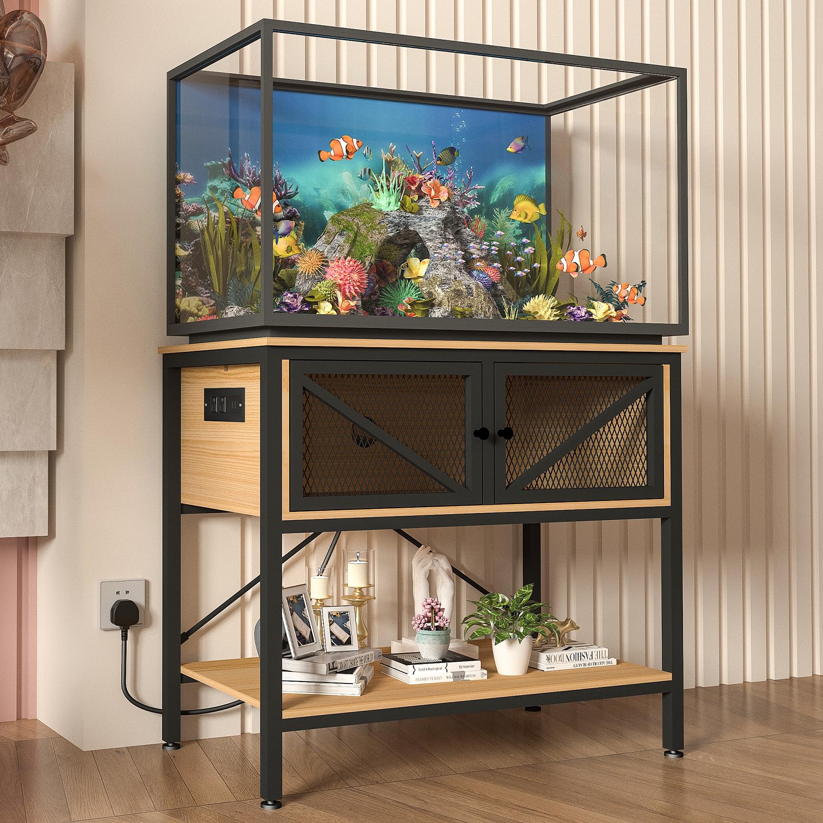 Amazon.com: Avolander 40-50 Gallon Fish Tank Stand, Aquarium Stand with ...