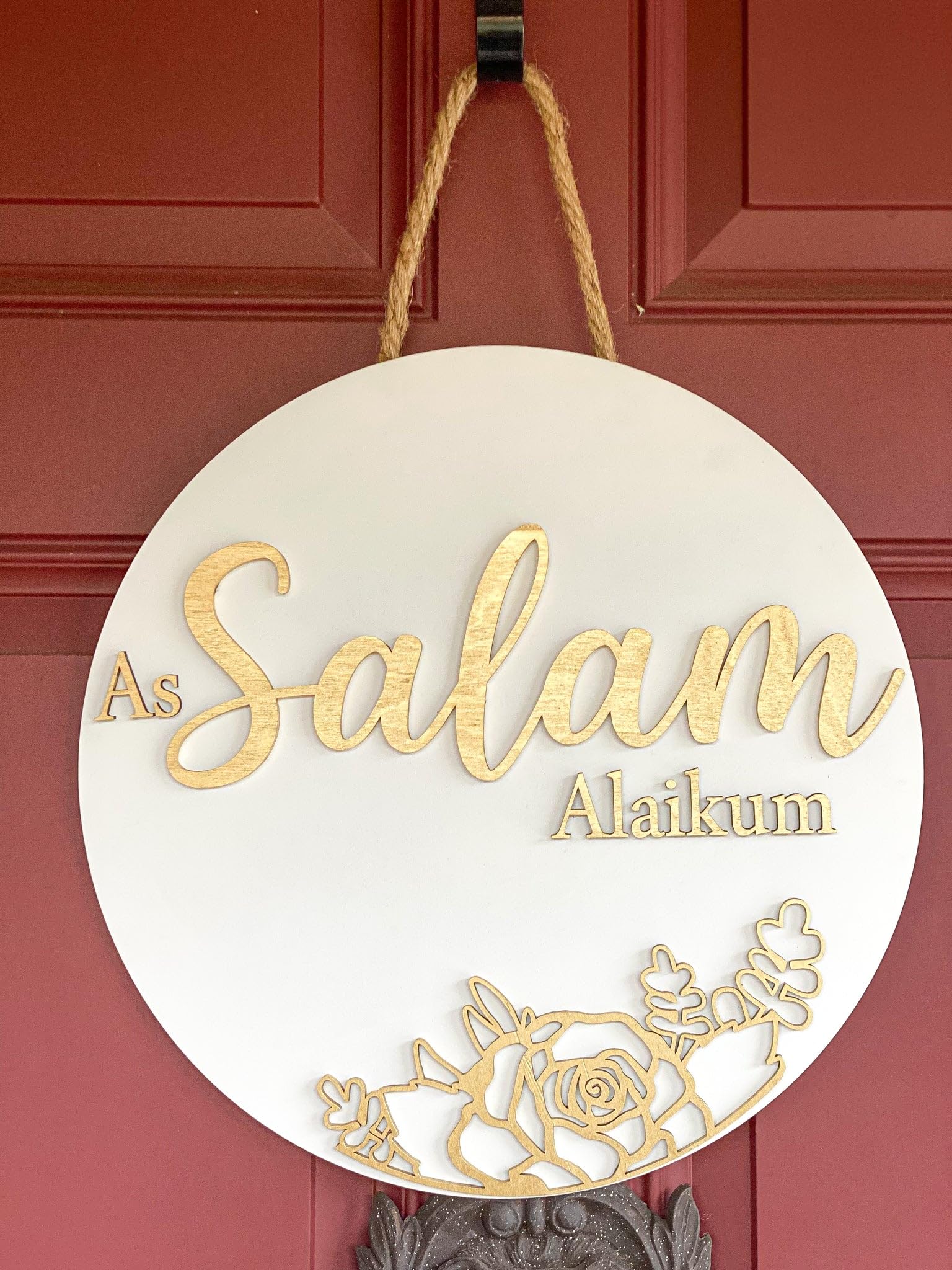 Dahabiun Salam Islamic door sign and wall hanging, Salam wall hanging ...