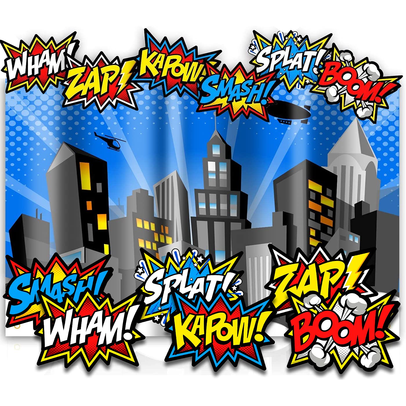 Superhero Word Cutouts