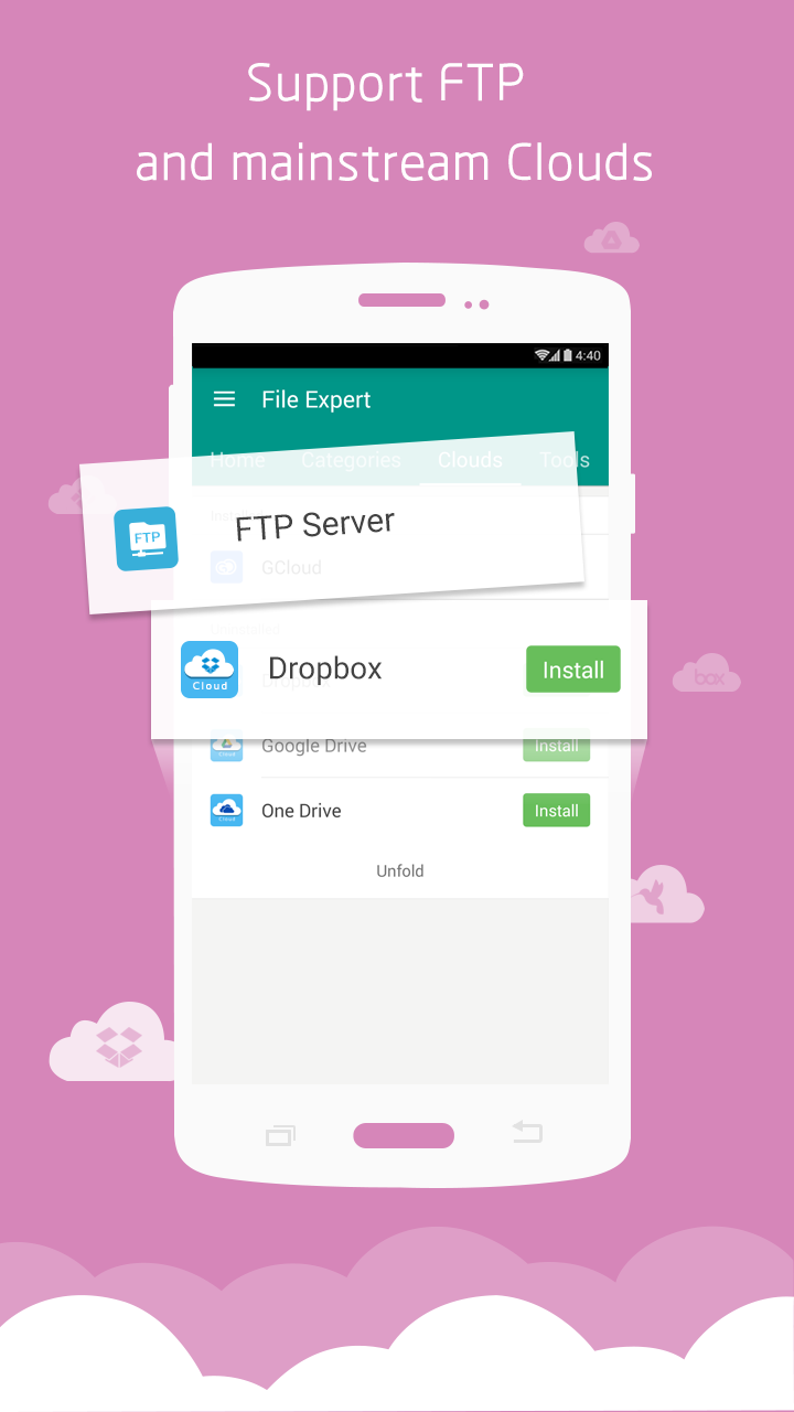 File Expert with Clouds:Amazon.co.uk:Appstore for Android
