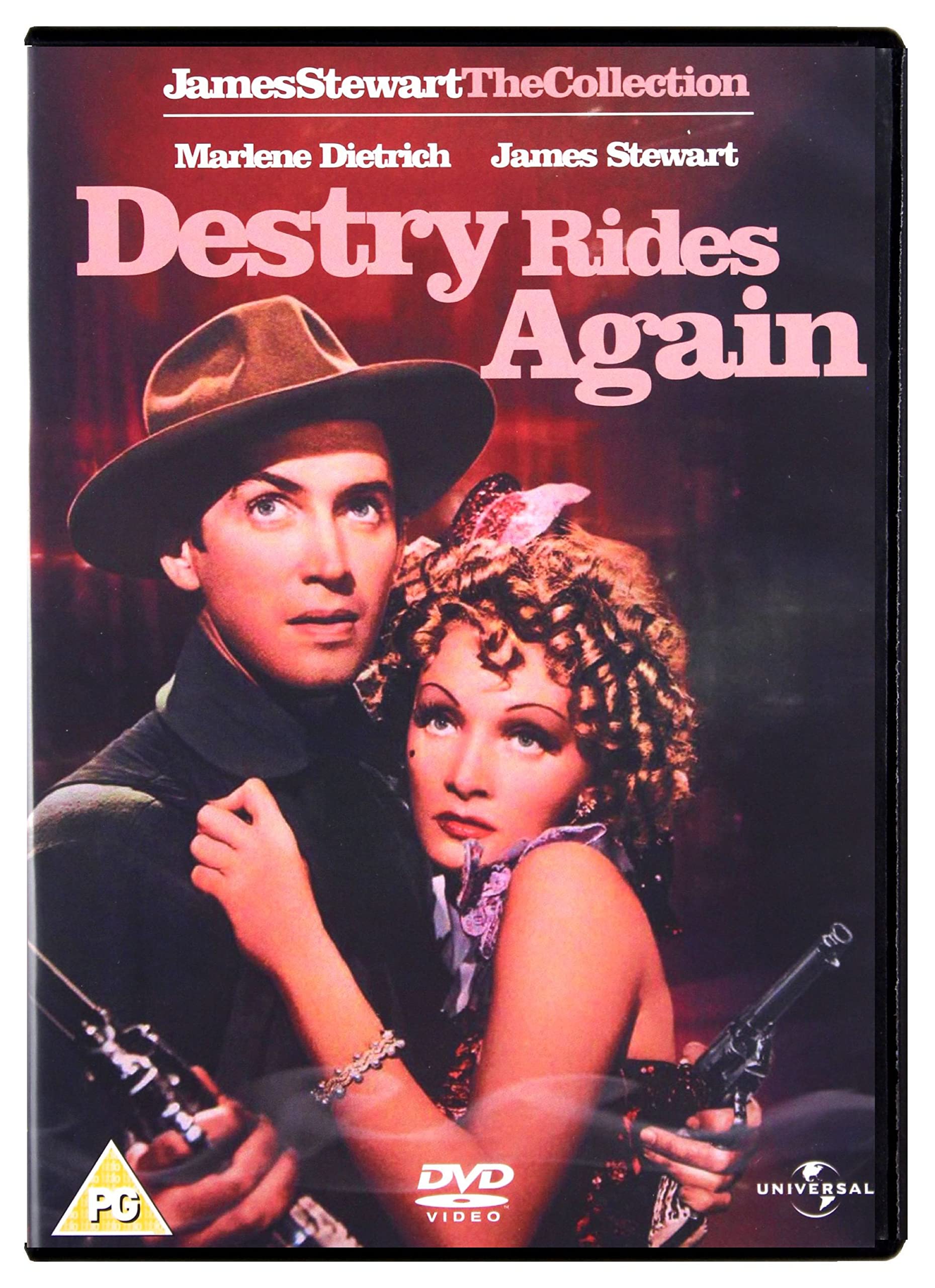 Destry Rides Again [DVD]: Amazon.co.uk: Marlene Dietrich, James Stewart ...