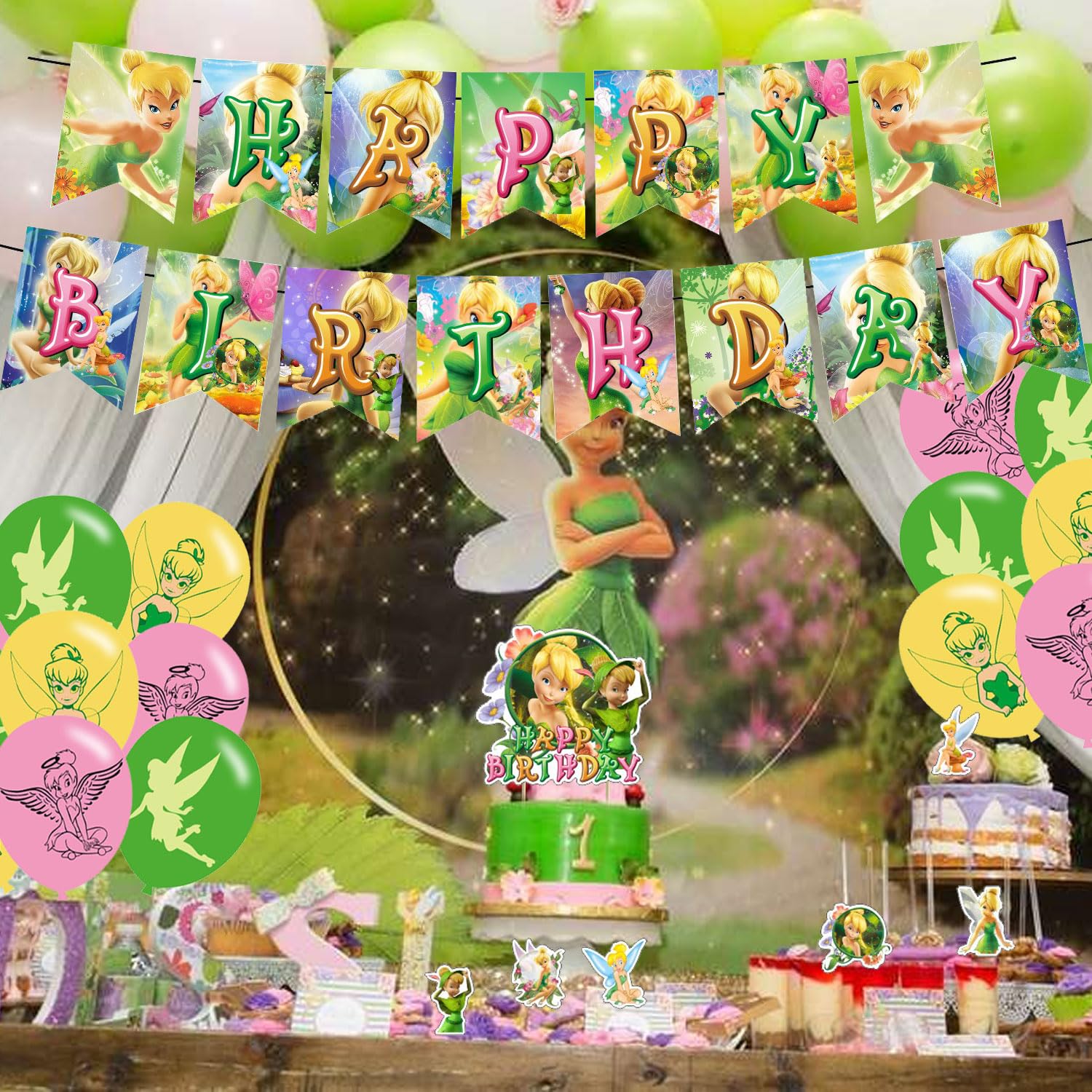 Tinkerbell Fairy Themed Birthday Party Sheyla's Magical Tinkerbell 7th