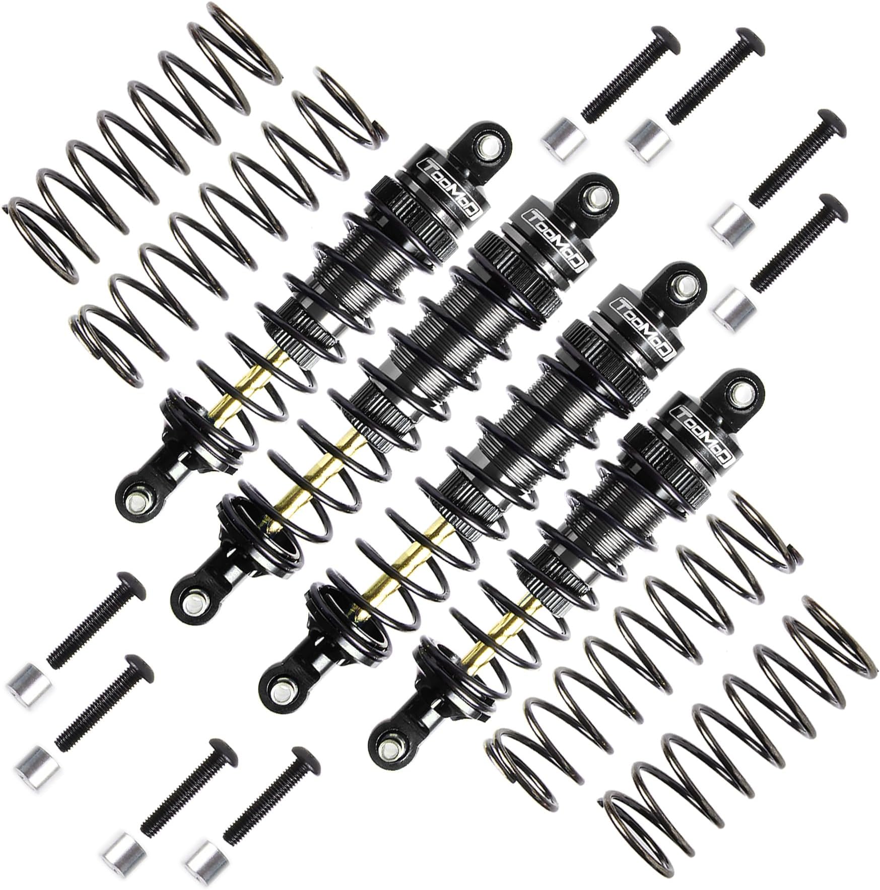 Amazon.com: KYX Racing CNC Machined Aluminum 90mm Front Rear Suspension ...