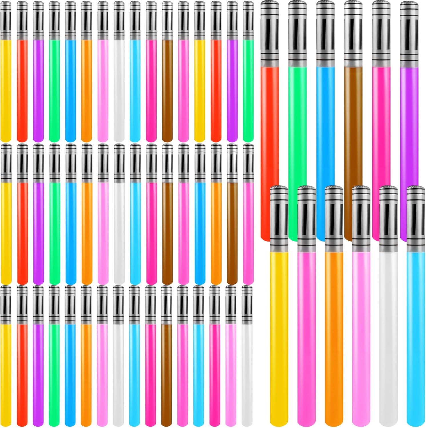 Amazon.com: Cotiny 60 Pcs Inflatable Light Saber Sword Toys Blow up ...