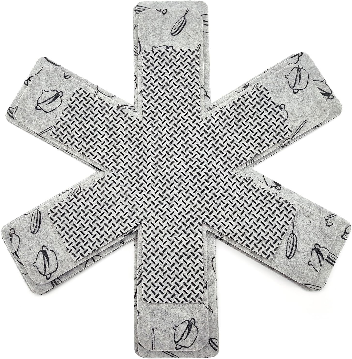 Amazon.com: Pot and Pan Protectors, Set of 12 and 3 Different Size ...