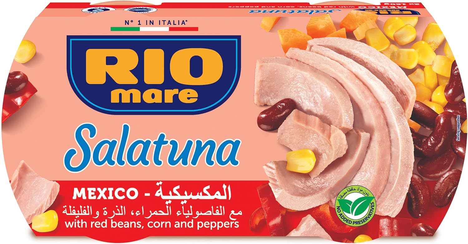 Rio Mare Salatuna Mexico Recipe, 160 gm, Pack of 2 : Amazon.ae: Grocery