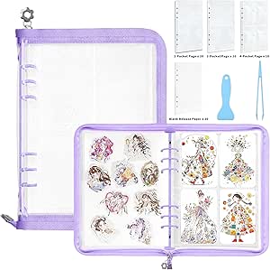 Amazon.com: Mlife Sticker Organizer Binder Sticker Storage Organizer ...