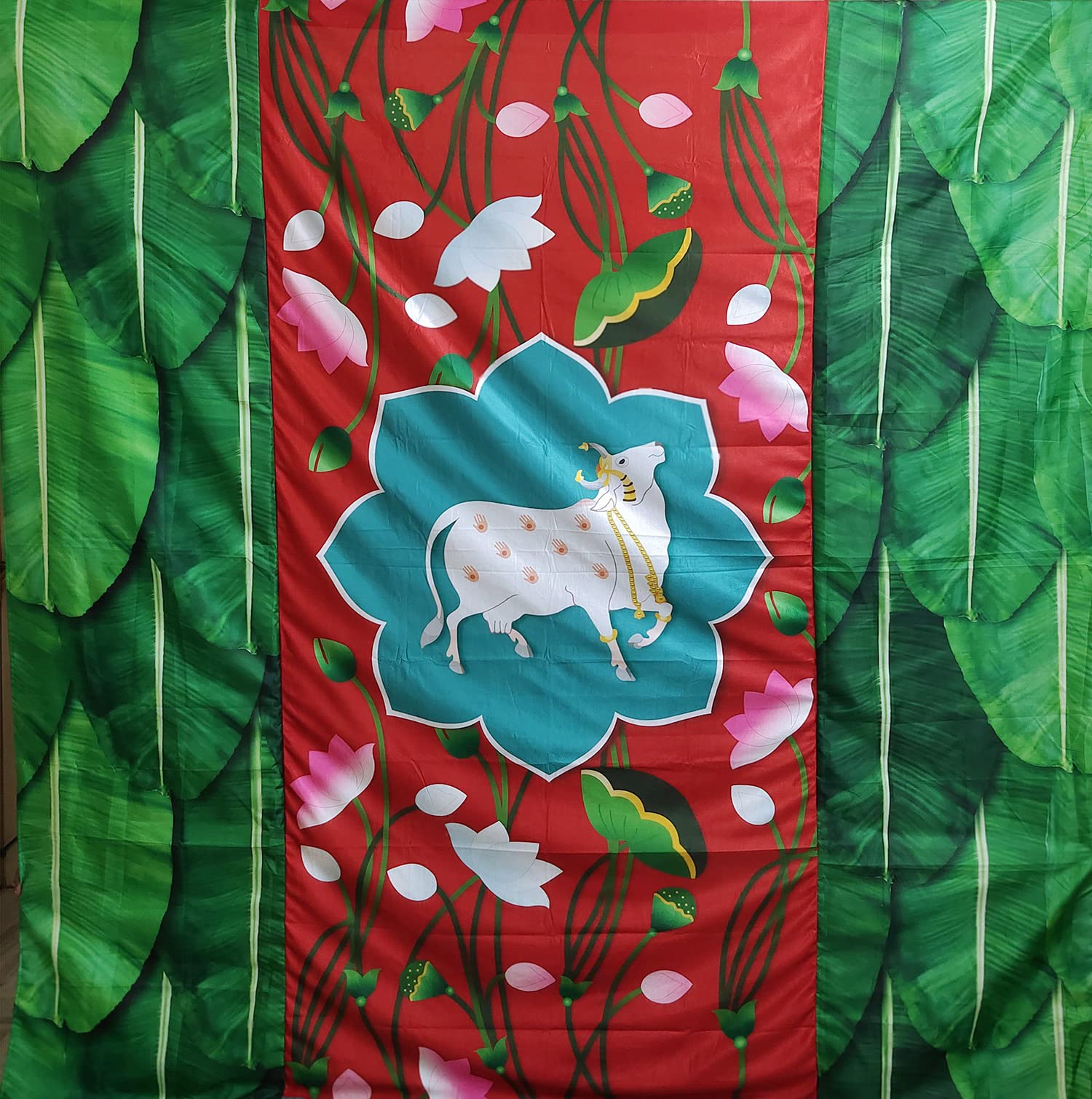 Talambralu Red Cow Aritaku Gaumata 8FtWidth 8 feet Height Gaumatha ...