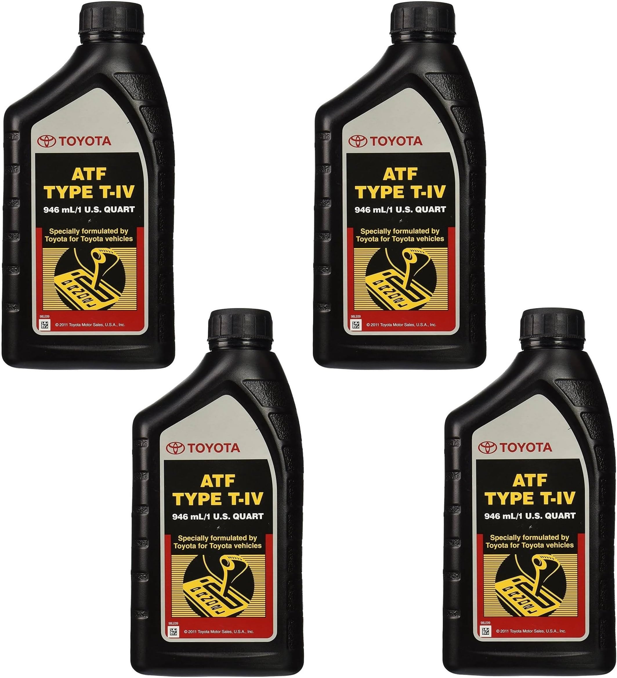 Amazon.com: Genuine OEM Set of 4 Quarts ATF Auto Transmission Fluid T ...