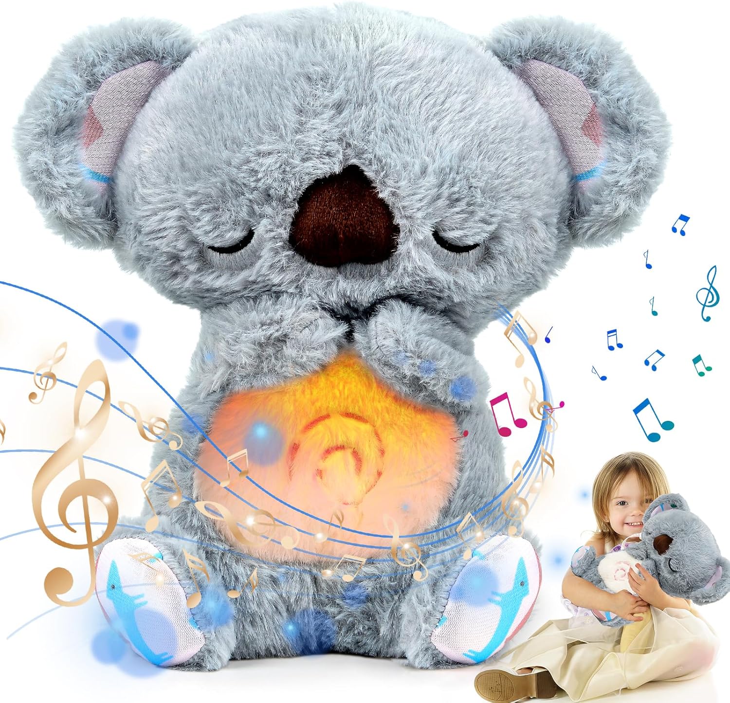 Anxiety Relief Koala, Breathing Koala Anxiety Bear with Calming Music ...
