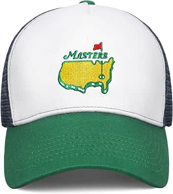 Embroidered Golf Hat for Men Women White Green Hat Ball Baseball Cap at ...