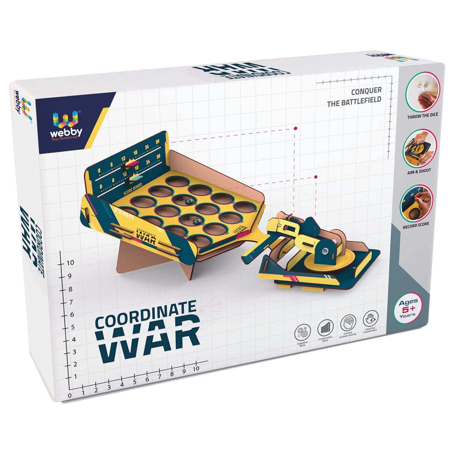Buy Webby Table Top Coordinate War Game - Conquer The Battlefield ...