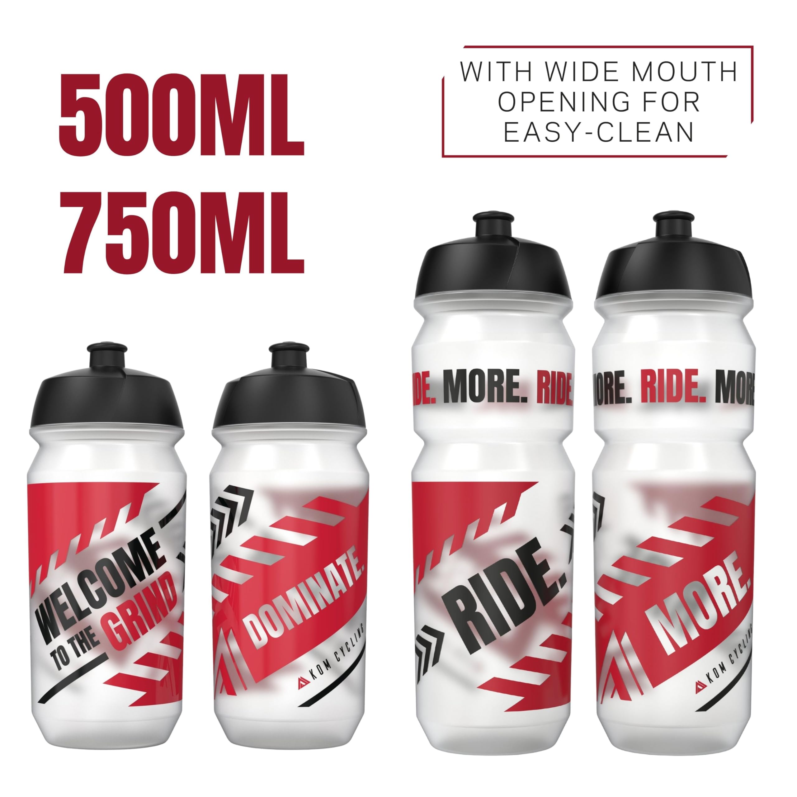 Snapklik.com : Water Bottle 2 Pack. Cycling Water Bottle Set To Inspire ...
