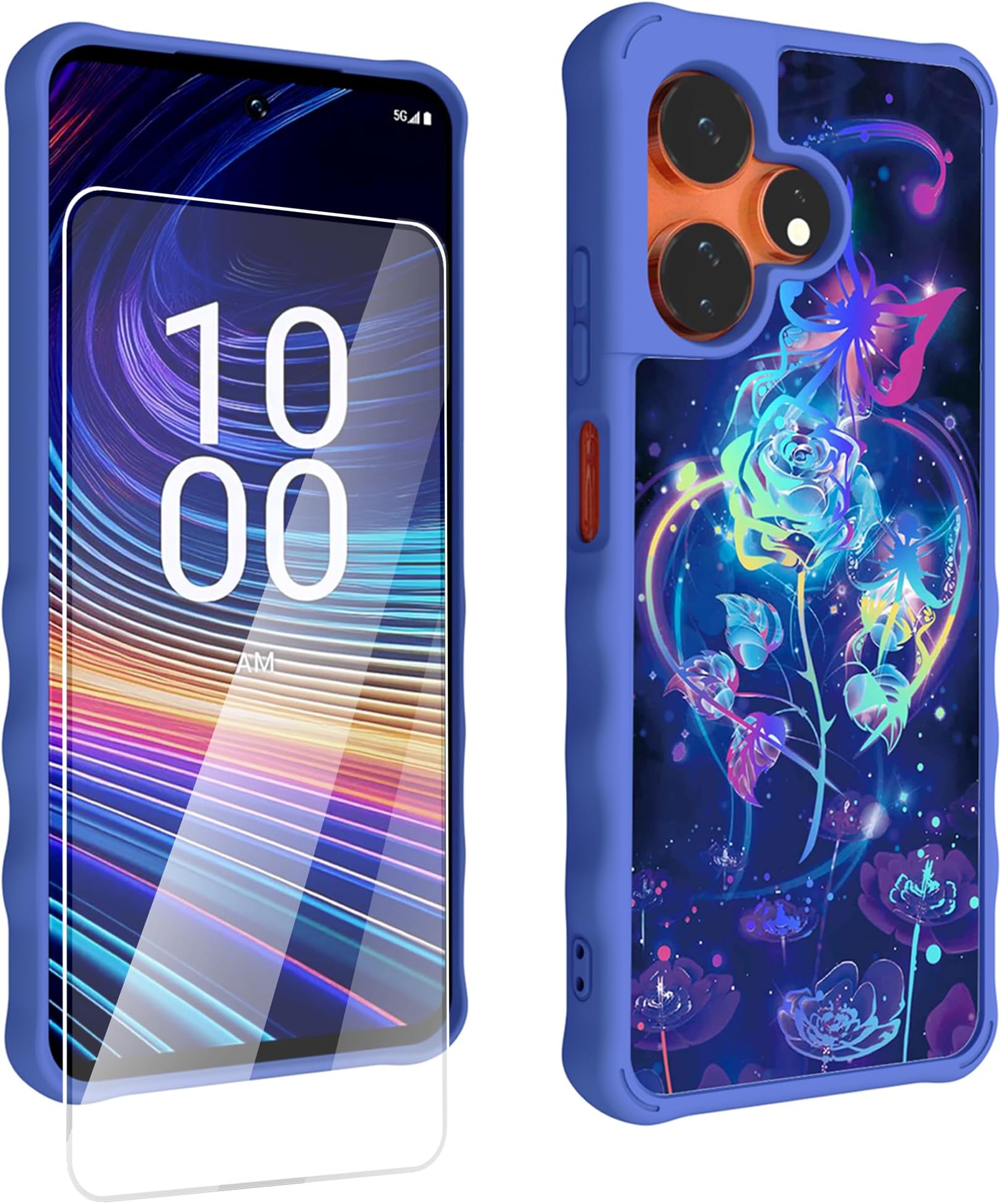 Amazon.com: WDHD for Boost Celero 5G 2024 Plus Phone Case with [Built-in Screen Protector], Full ...