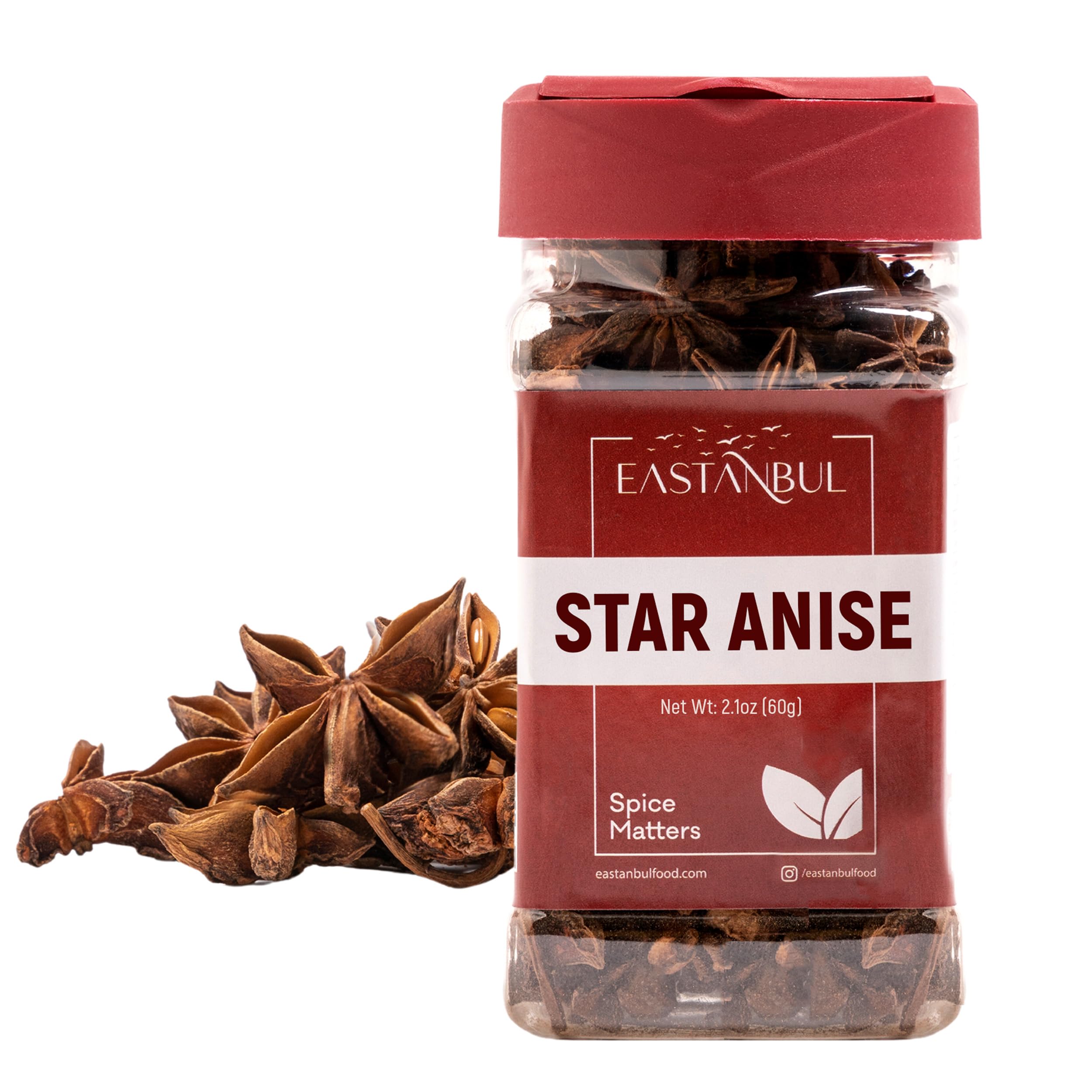 Amazon.com : Eastanbul Star Anise, 2.1oz, Star Anise Whole, Anise Star, Star Anise Tea, Anise ...
