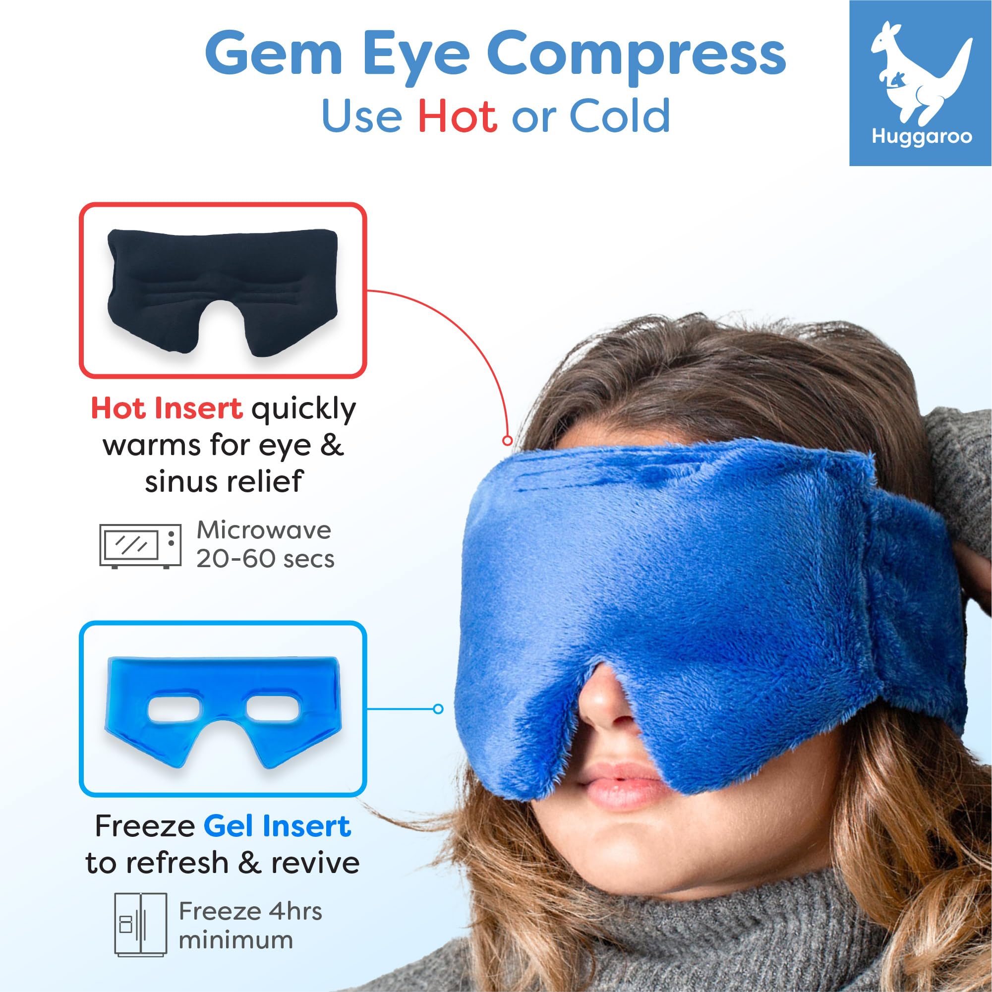 Snapklik.com : Microwavable Heated Eye Mask Dry Eyes & Migraine Relief ...
