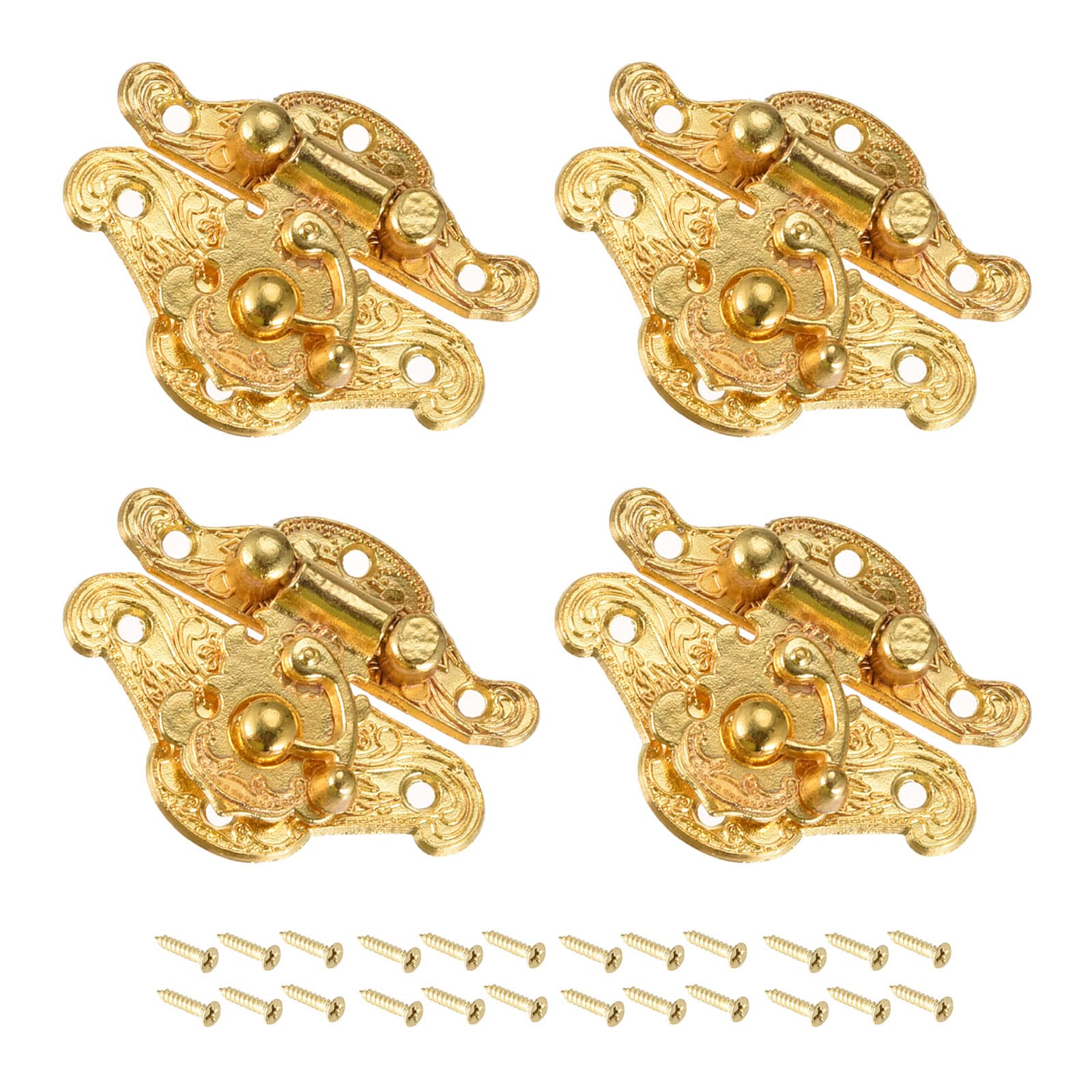 METALLIXITY Toggle Catch Lock (37mm x 28mm) 4Pcs, Zinc Alloy Hasp ...