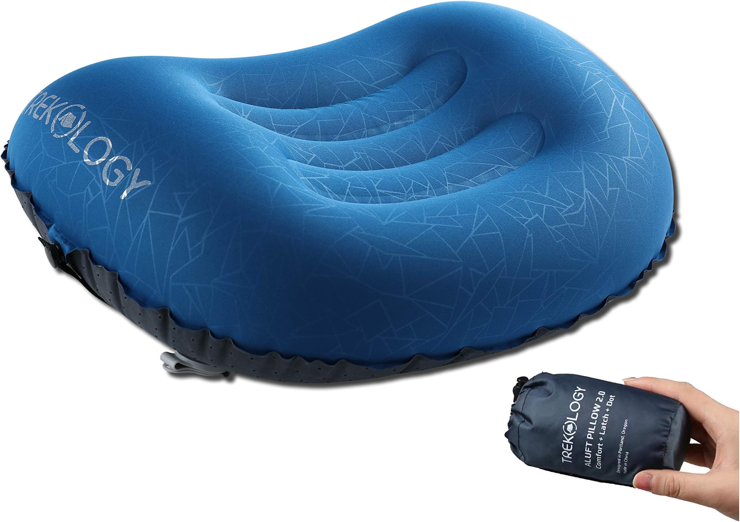 Amazon.com: Hikenture Self Inflating Camping Pillow, Foam Travel ...