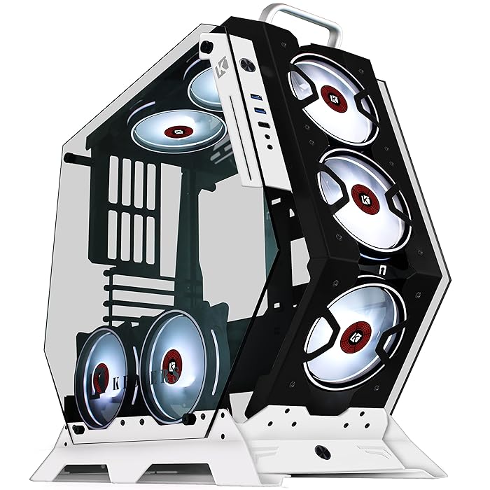 Buy KEDIERS Computer Case ATX Mid Tower PC Gaming Case Open Tower Case ...