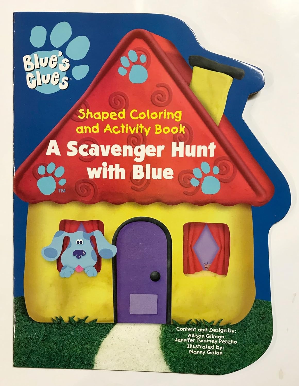 Amazon.com: Blue's Clues 1998 A Scavenger Hunt with Blue Shaped ...
