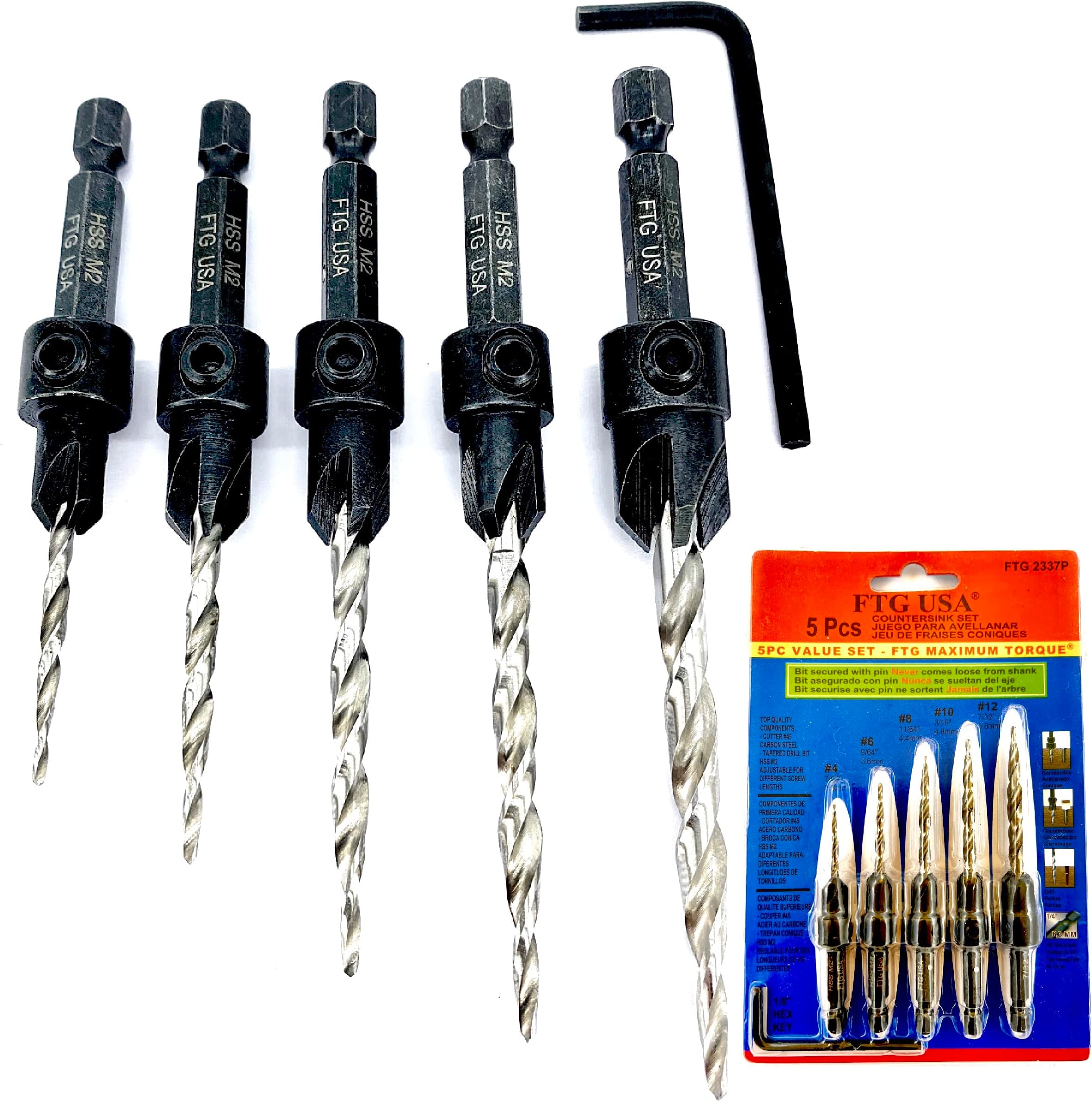 Grizzly Industrial H7693 - Deep Plug Cutter 6 Pc. Set - Power Drill ...