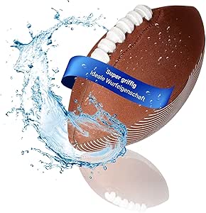 Neoprene Mini American Football 'Touchdown' - Inflatable Water Ball for ...