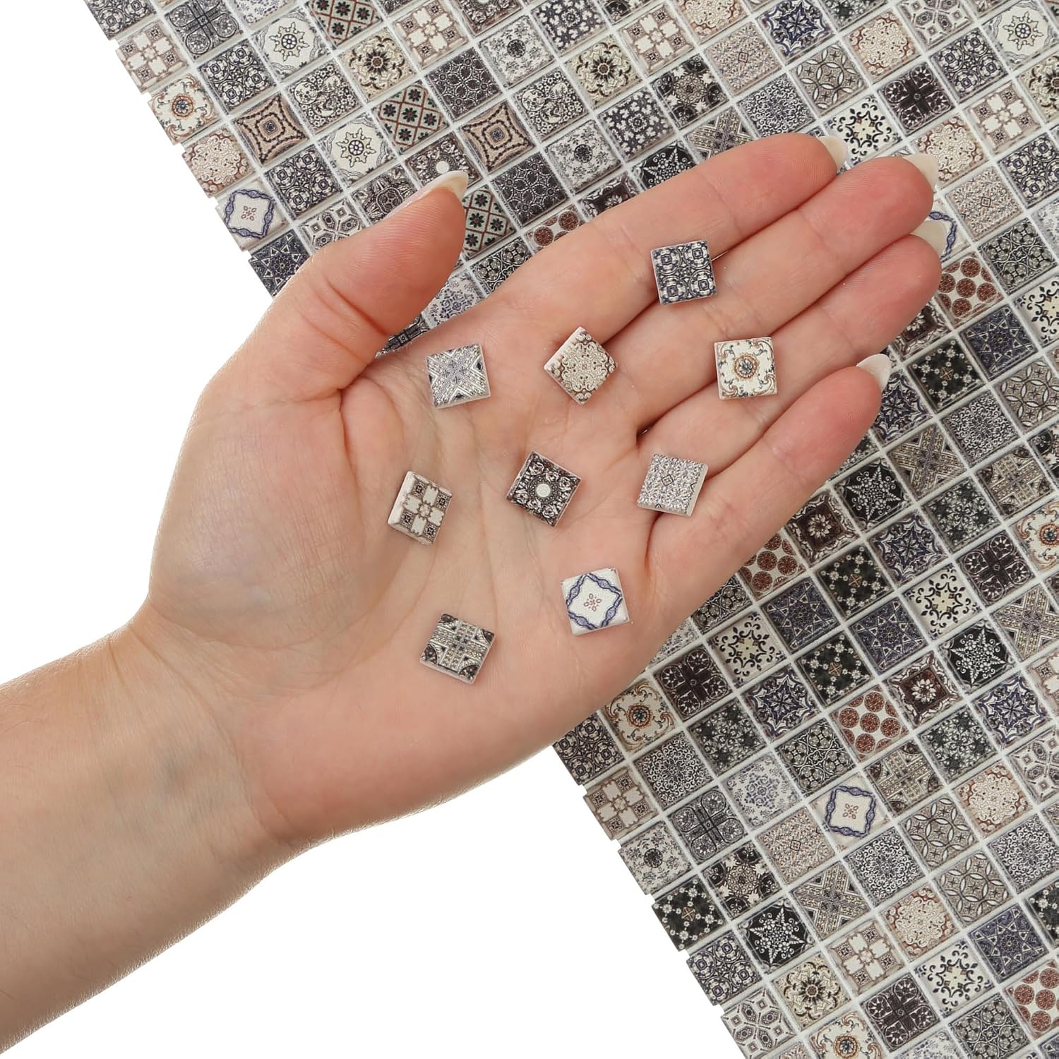 Amazon.com: 300pcs, Dollhouse flooring, 1:24 Scale Doll House Tiles ...