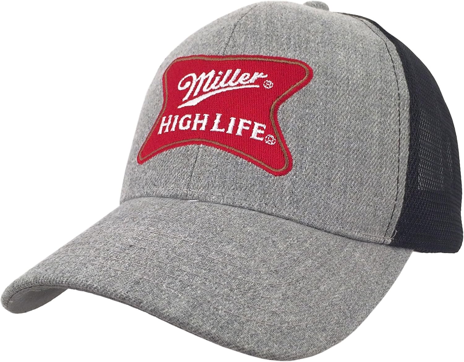 Tee Luv Miller High Life Hat - Miller Trucker Style Beer Baseball Cap ...
