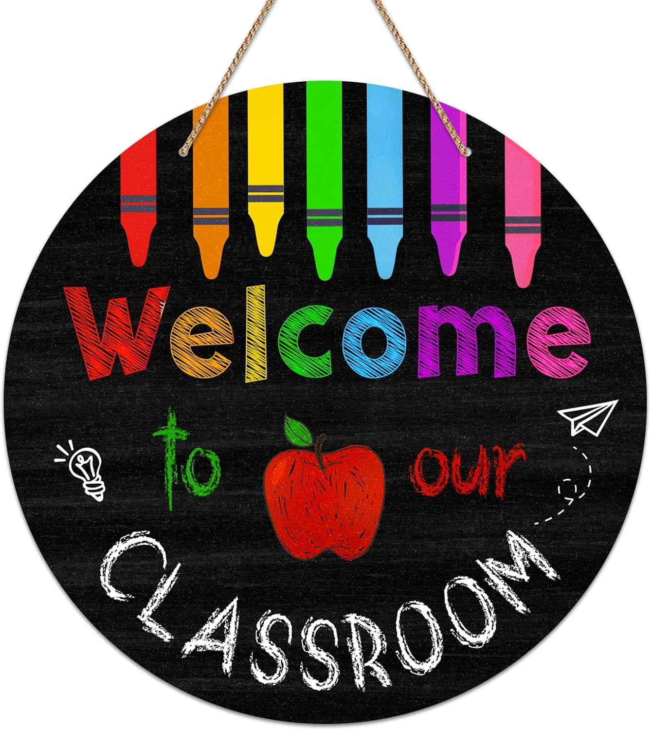 FLYAB Welcome Sign for Classroom Door Decorations 11.5" Welcome to Our ...