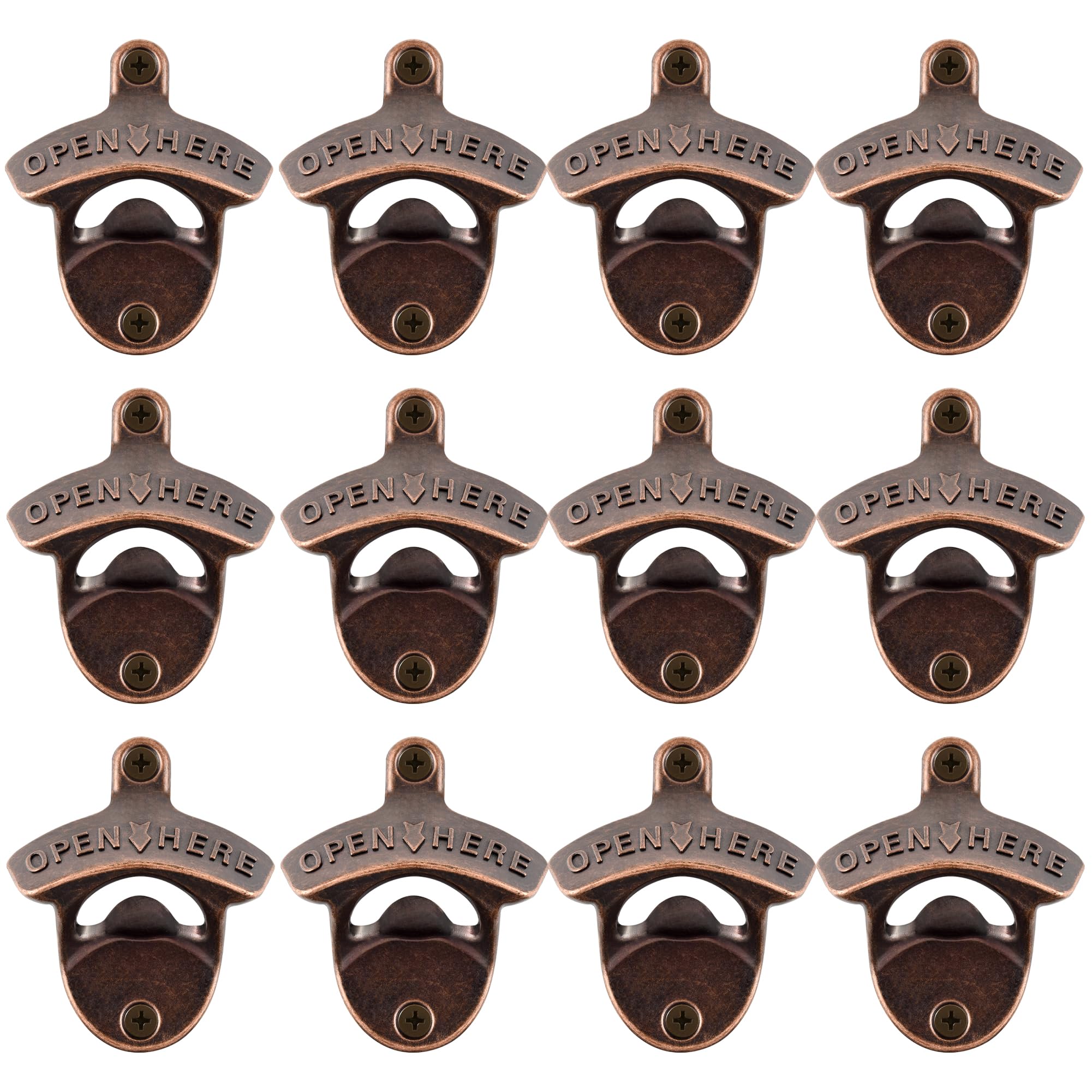 Amazon.com: Jumiok 12 PCS Bottle Cap Opener Wall Mounted Bulk, Old ...
