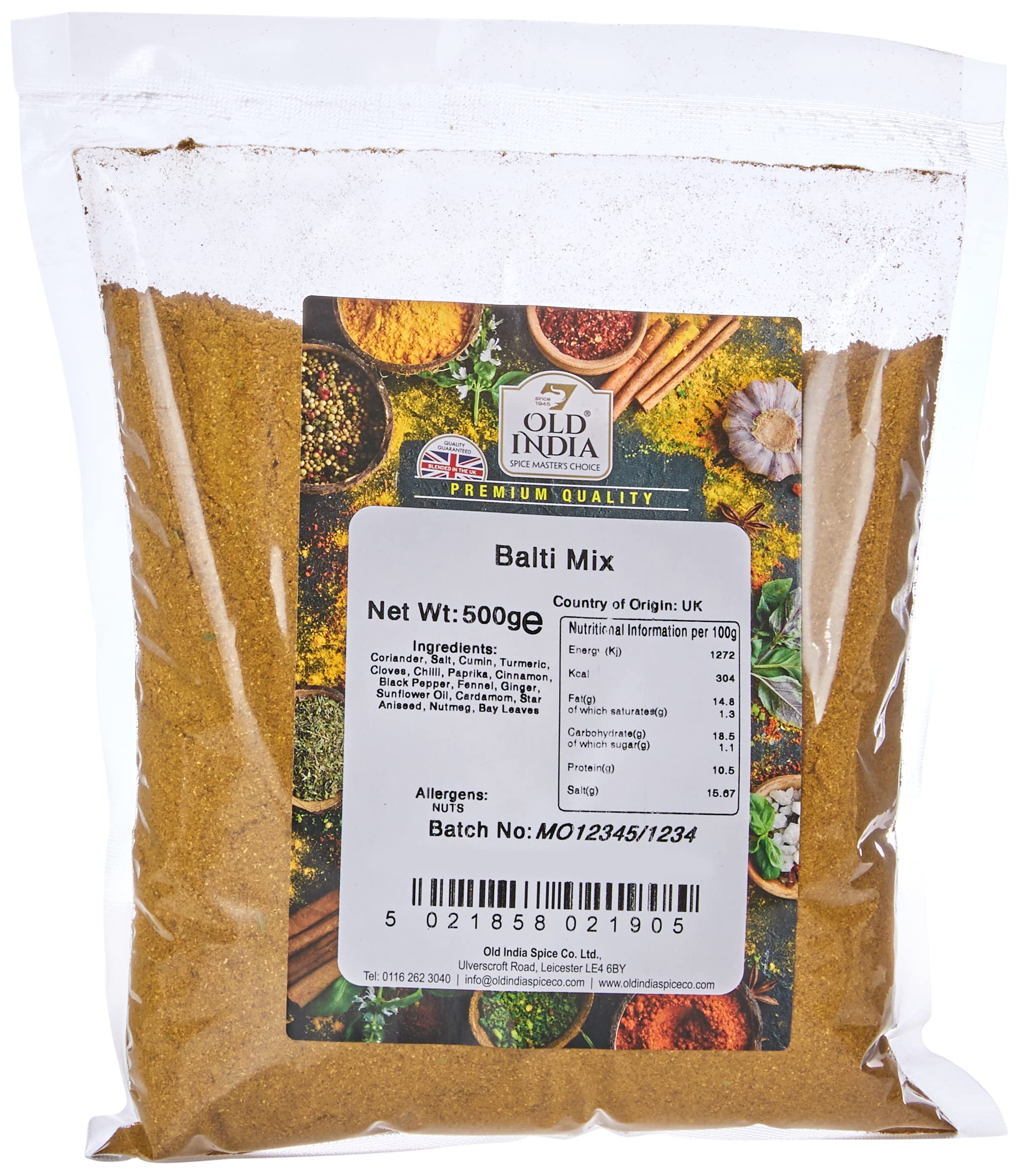 Old India Balti Mix 500g : Amazon.co.uk: Grocery