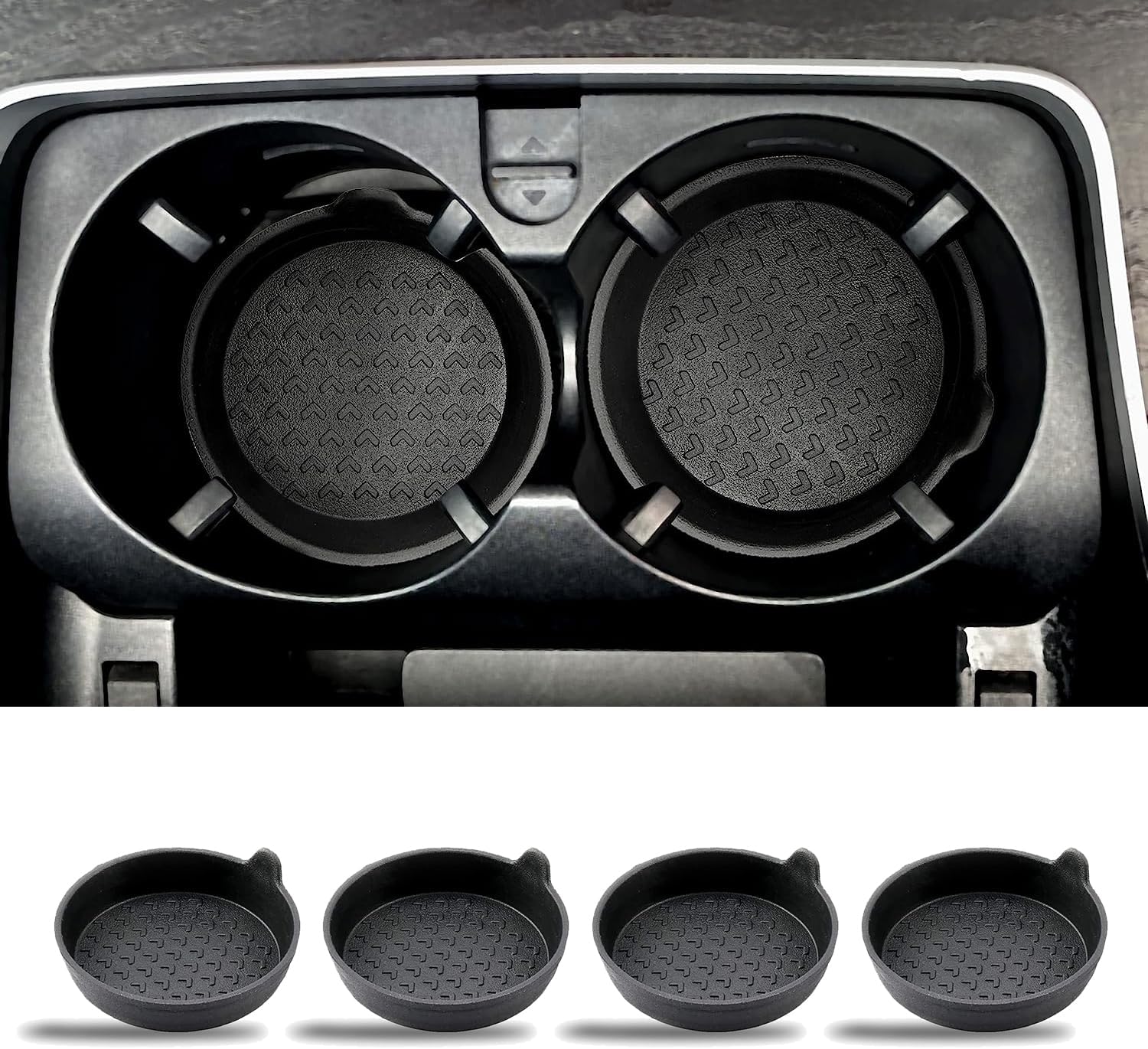 Amazon.com: ZKFAR 4 PCS Car Cup Hplder Coaster, Universal Vehicle ...