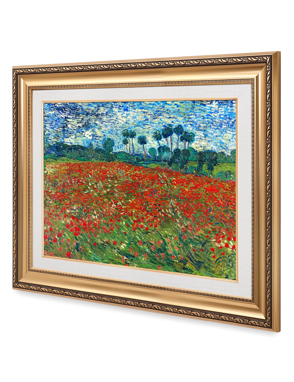 IPIC - Poppy Field Floral Vintage, Vincent Van Gogh Art Reproduction ...