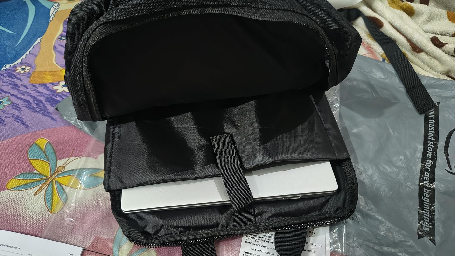 ASUS AP4600 Laptop Backpack, Quick-Access Pockets, Water-Repellent ...
