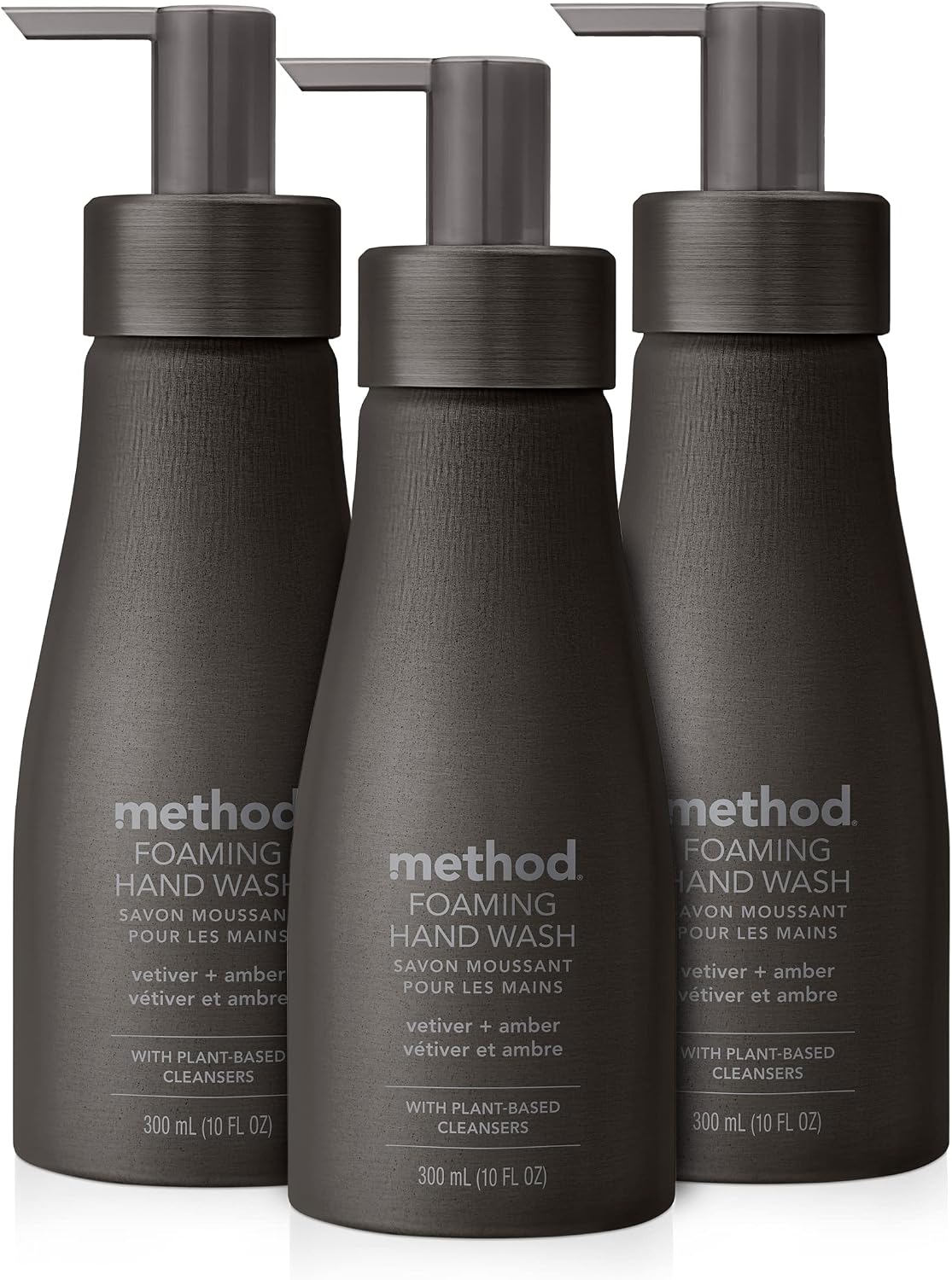 Amazon.com: Method Premium Foaming Hand Wash, Vetiver + Amber, Reusable ...