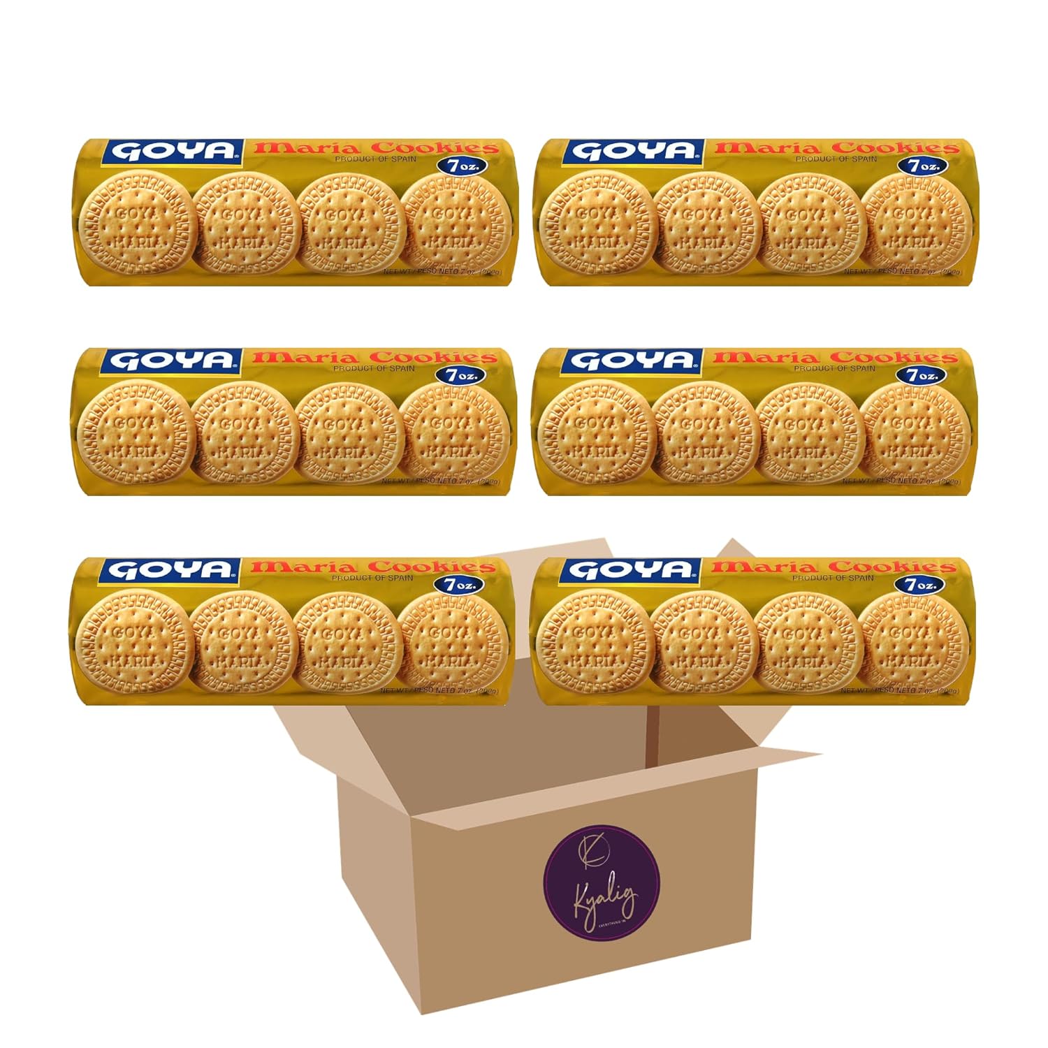 Amazon.com: Goya Foods Maria Cookies Vanilla, 7 Ounce(Pack of 6 ...