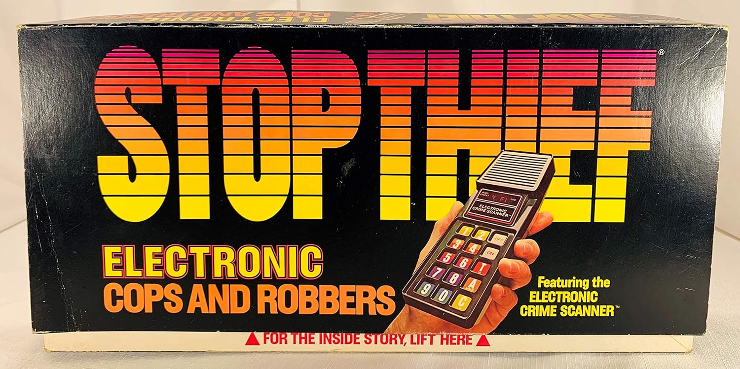 Amazon.com: Vintage Stop Thief Electronic Cops and Robbers Board Game ...
