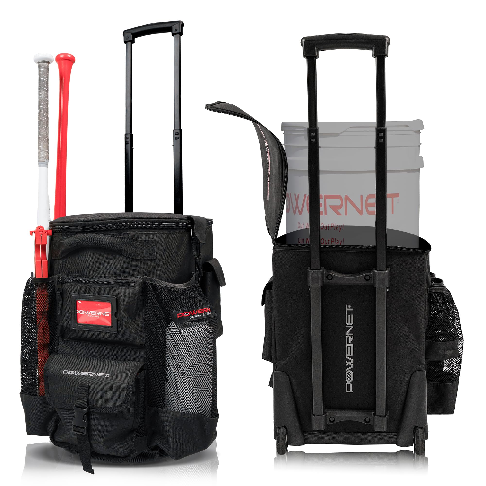 Snapklik.com : PowerNet 6 Gallon Bucket Organizer Cover, Softball ...