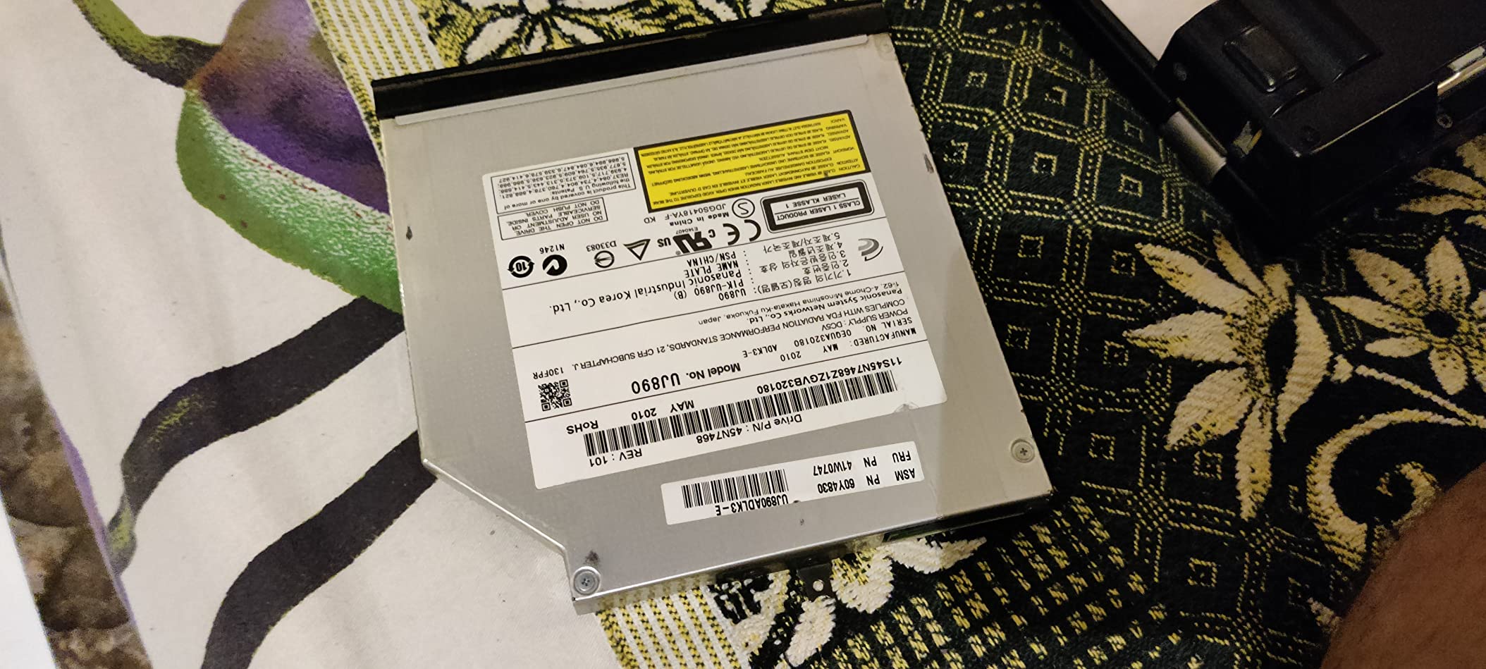9.5 MM Second Hard Disk Drive Caddy for (HDD) Caddy | CD/DVD Drive Slot ...