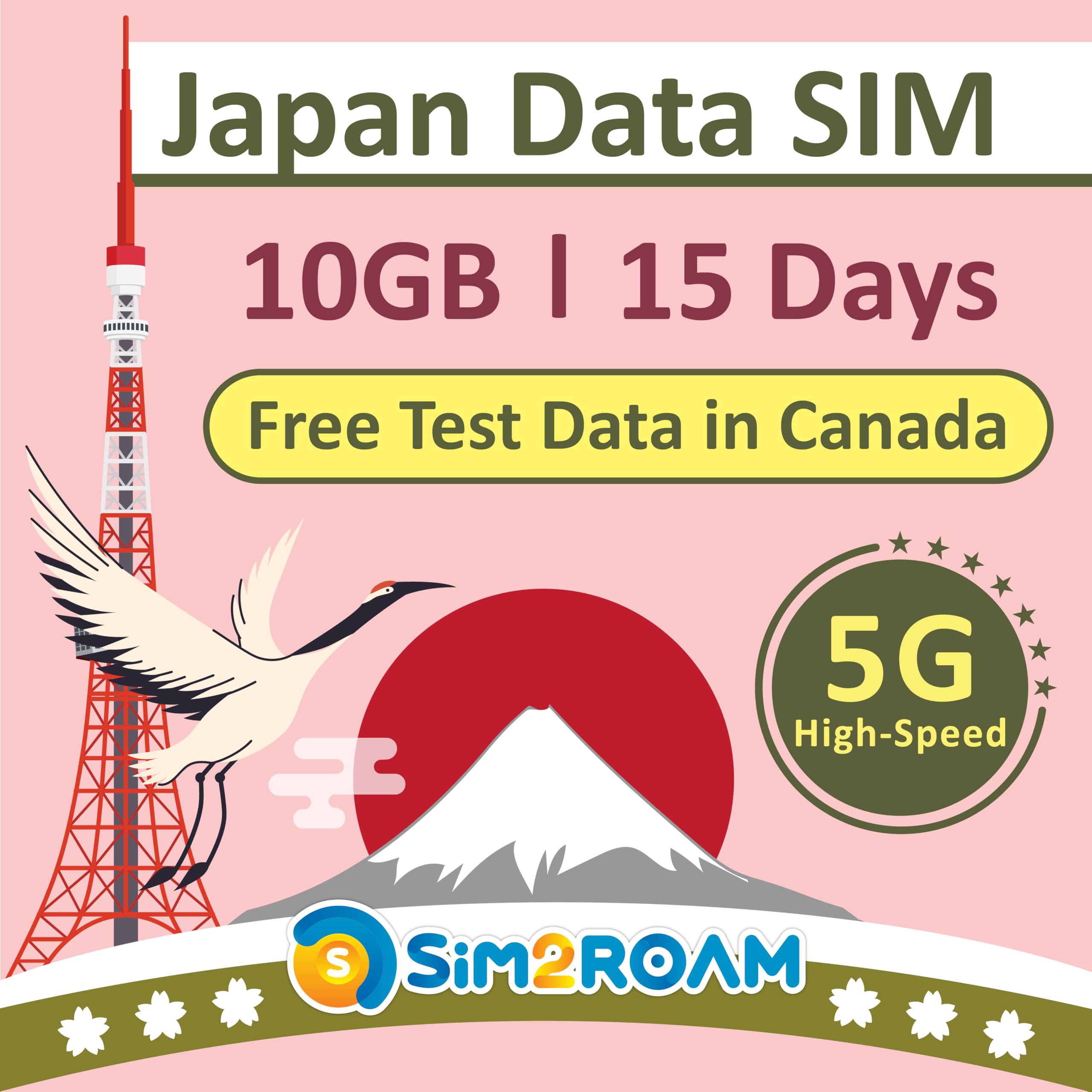 Japan Data ONLY SIM Card 15 Days | 10GB of 5G/4G LTE Internet Data ...