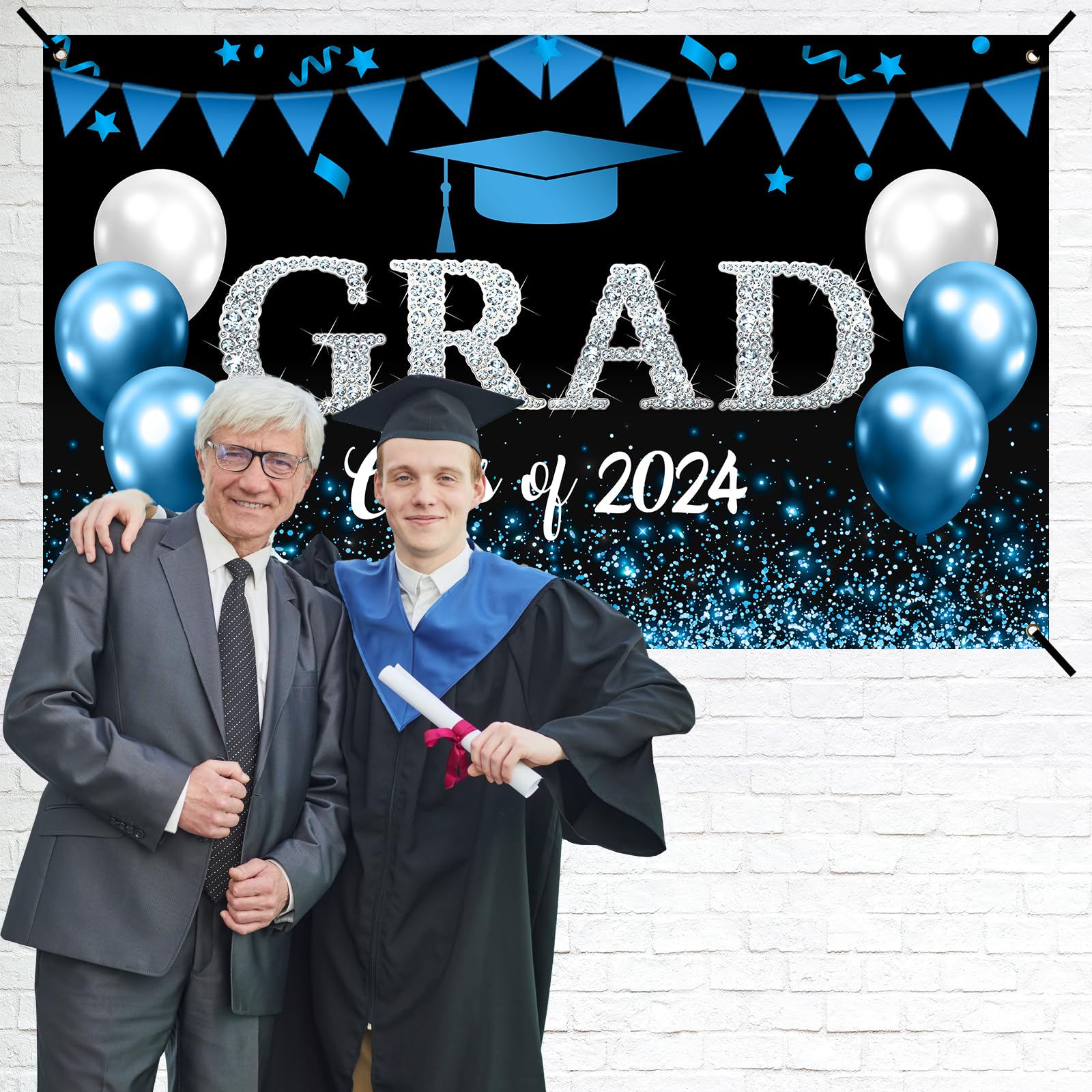 Blue Graduation Banners Graduation Banner 2022, Graduation Decoration,