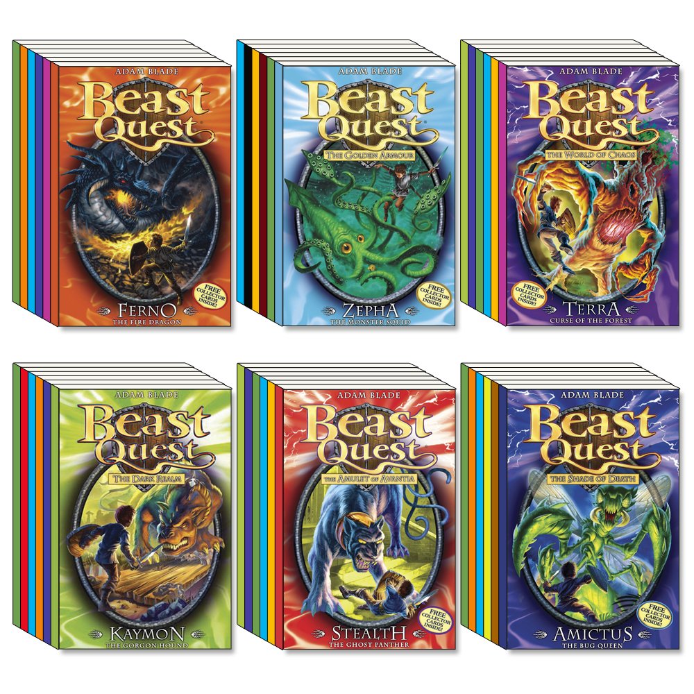 Beast Quest Mega Pack: Series 1-6, 36 books, RRP £179.64 (All the books ...