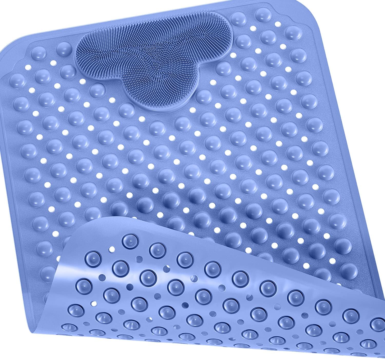 MOONLIGHT20015 Square Shower Mat Non Slip Anti Mould - 53x53cm Rubber ...