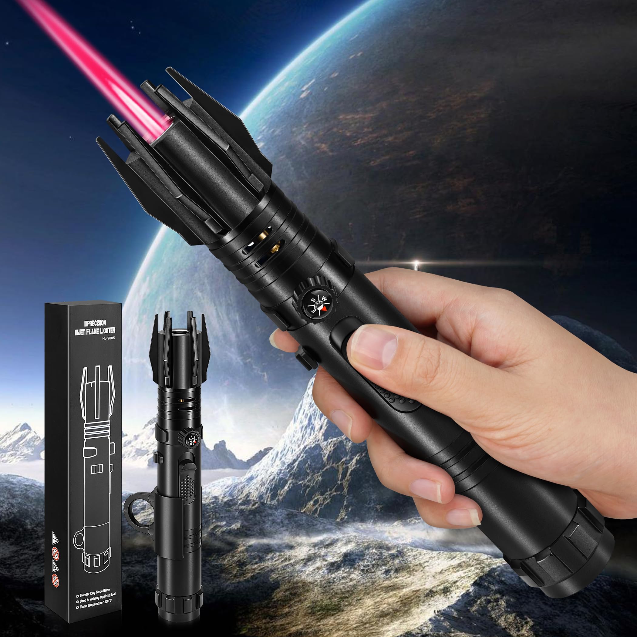 Cool Butane Pistol Torch Lighter - Jet Flame, Butane Pipe Lighter ...