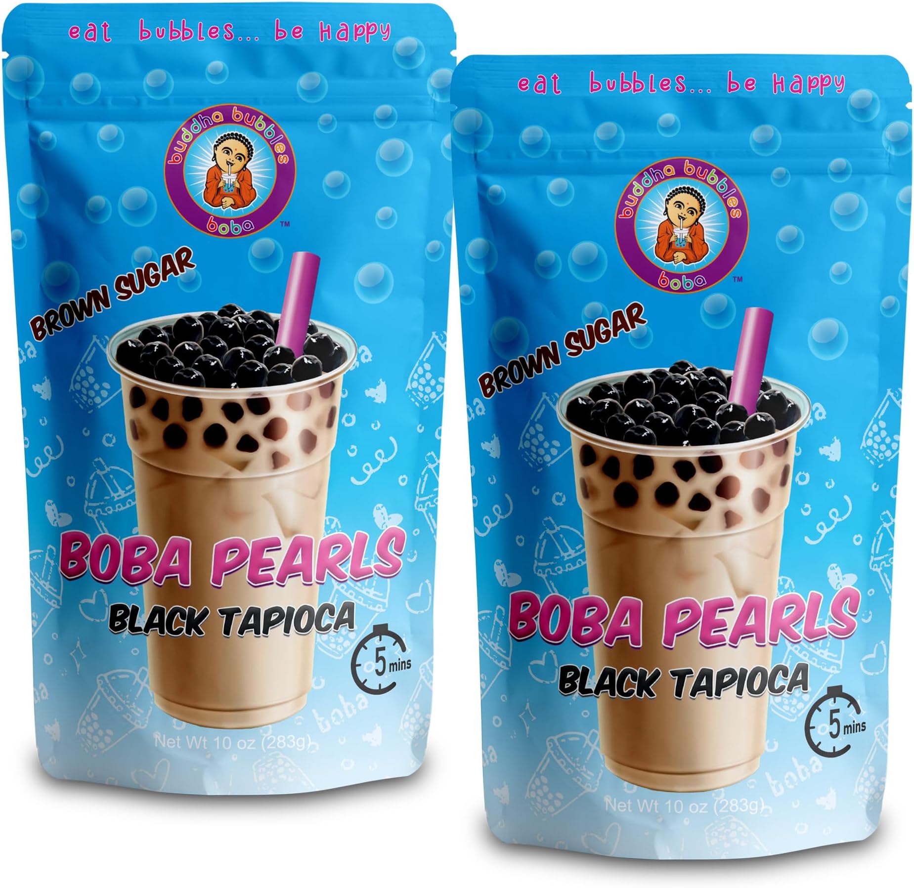 Amazon.com: 1 Packs of BOBA (Black) Tapioca Pearl "Bubble Tea ...