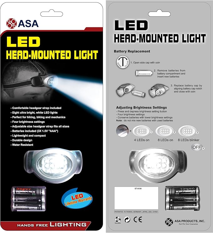 Amazon.com: LED - Head-mounted Light : Sports & Outdoors