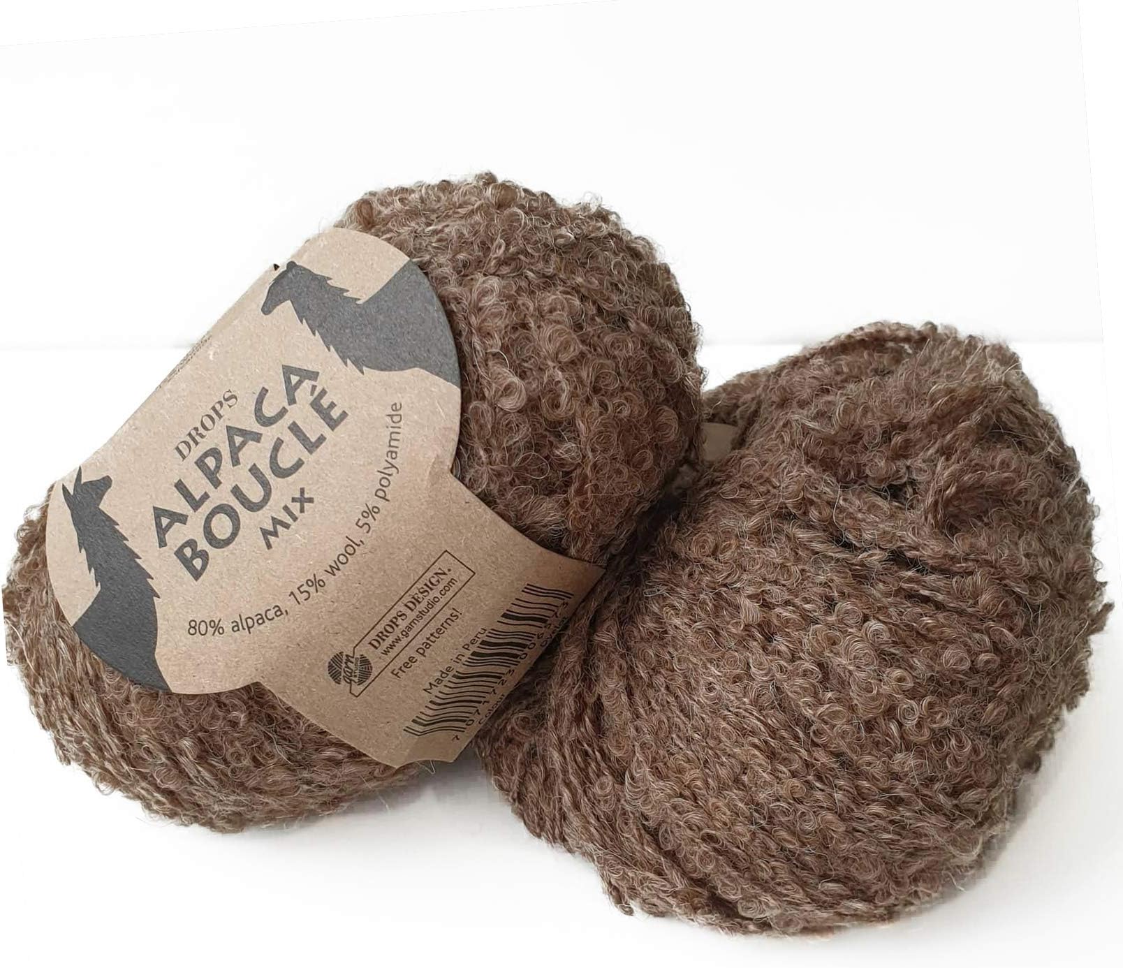 Amazon.com: WellieSTR 50g (No.14Burywood) Soft Plush Wool Acrylic Fancy ...