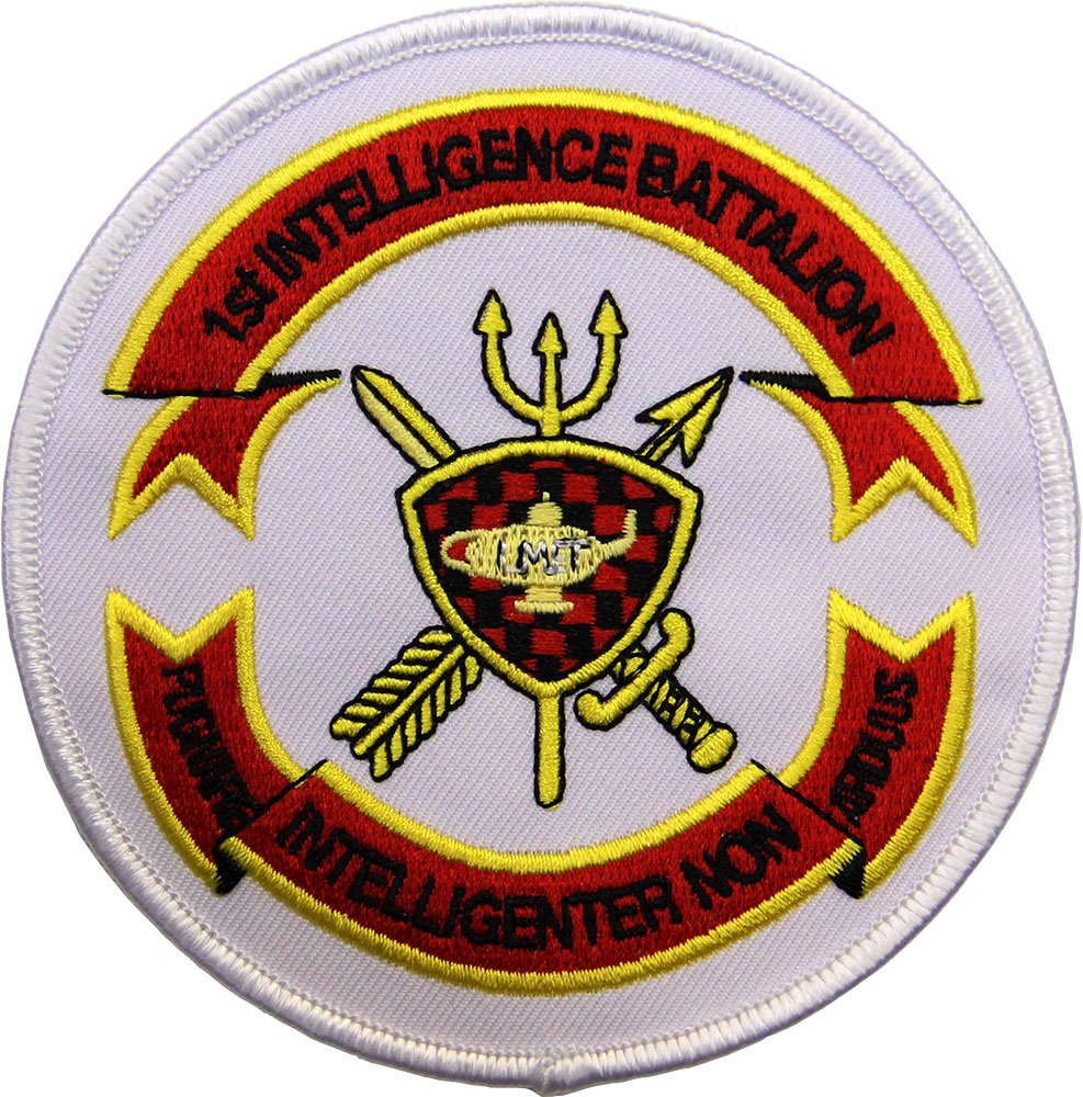 USMC 1st Intelligence Battalion Patch Full Color : Amazon.in: Home ...